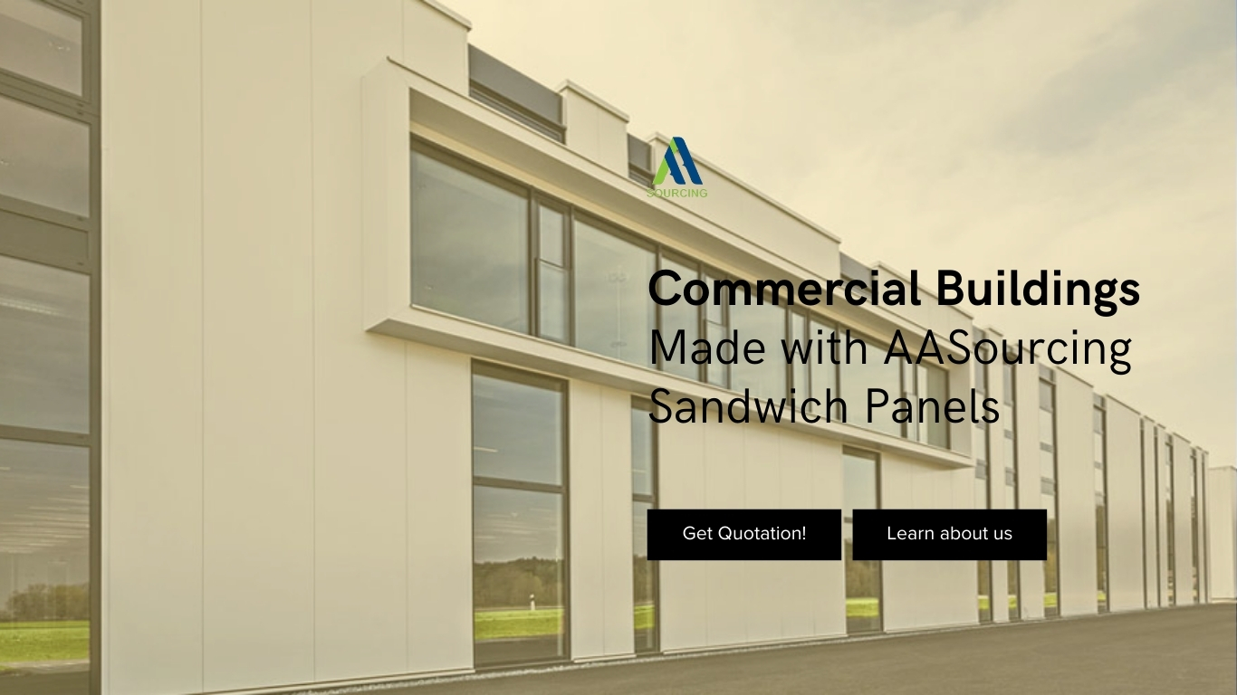 Commercial Buildings Made with AASourcing Sandwich Panels