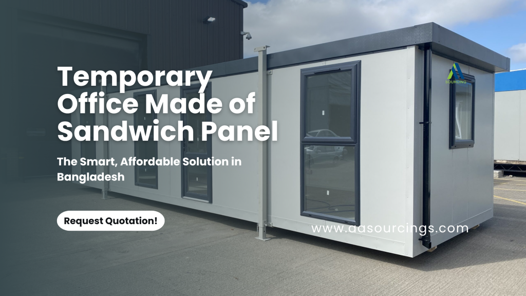 Temporary Office Made of Sandwich Panel – The Smart, Affordable ...